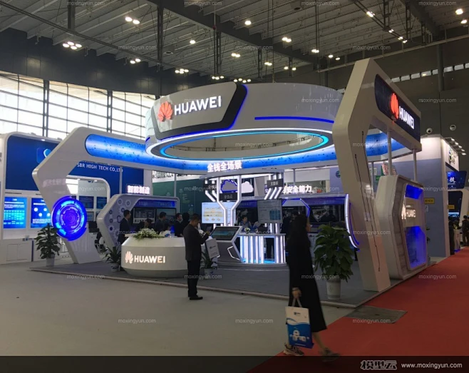 HUAWEI展会现场照片-花瓣网