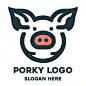 猪标志logo矢量图设计素材-花瓣网