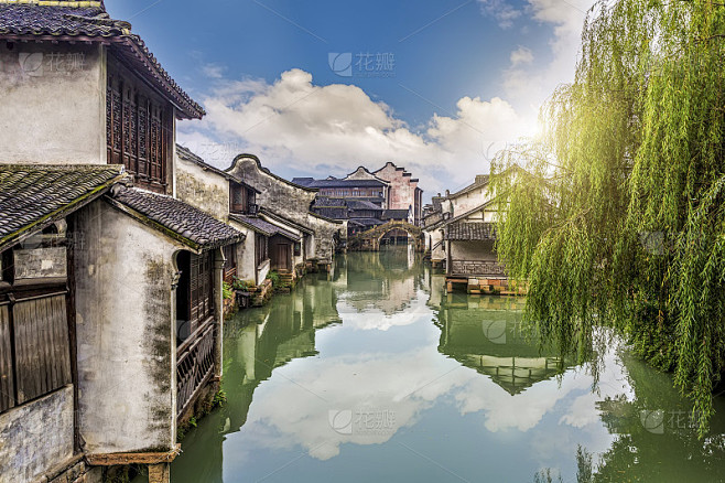 乌镇古建筑与滨江民居