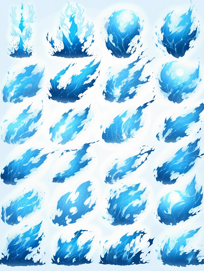 游戏素材 特效元素 61 花瓣网