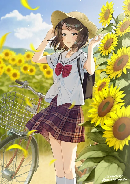 ヒマワリ畑でつかまえて/森倉円*3日目東a13b-花瓣网