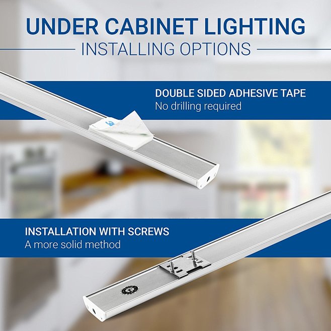 Hyperikon Under Cabinet LED Lighting 24-Inch, Dimmable, Motion Sensor ...
