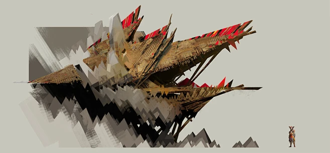 Tenakth's houses +clan chief place and tattoo shop-花瓣网