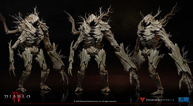 Diablo IV - Creature - Wood wraith-花瓣网