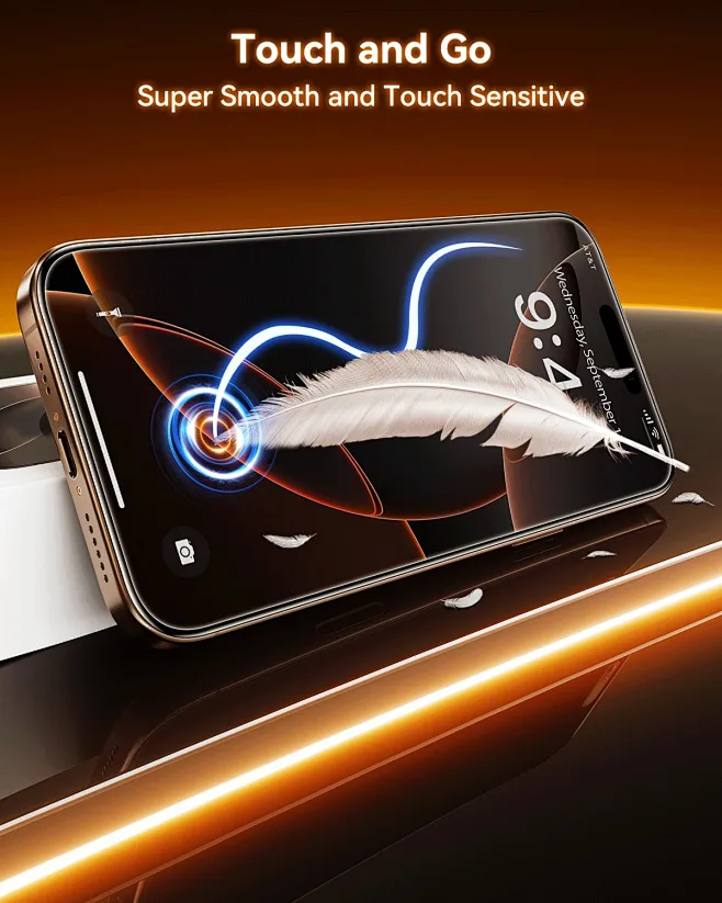 Amazon.com: Ragdo Top 10H+ Glass for iPhone 16 Pro Max Screen Protector ...