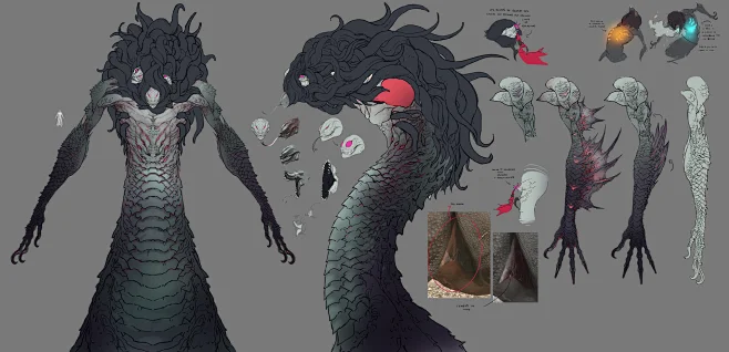 水怪海怪水生怪物来自cgbook.cn (84)-花瓣网