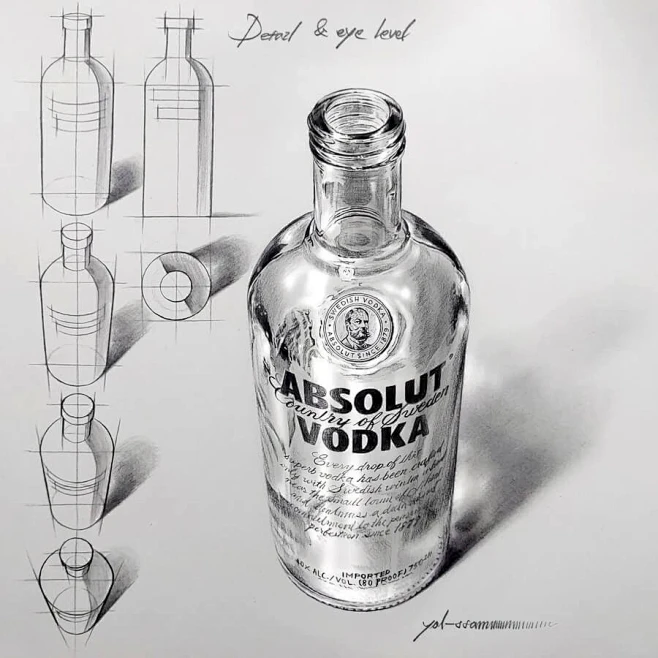 10-Vodka-bottle-Drawing-Tutorial-yol__ssam-www-designstack-co.jpg (900× ...