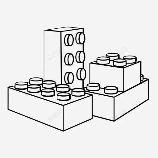 玩积木开始认真图标 认真 icon 标识 标志 UI图标 设计图片 免费下载 页面网页 平面电商 创意素材-花瓣网
