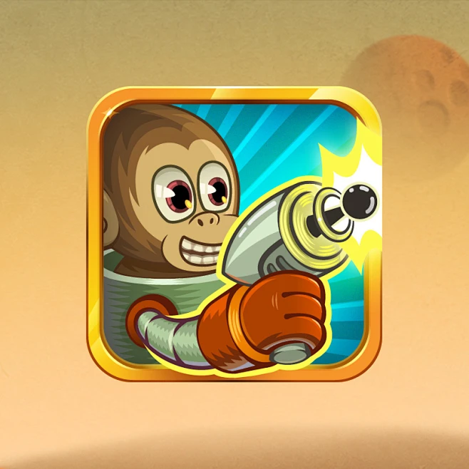 iOS game "Monkey Story" on Behance-花瓣网