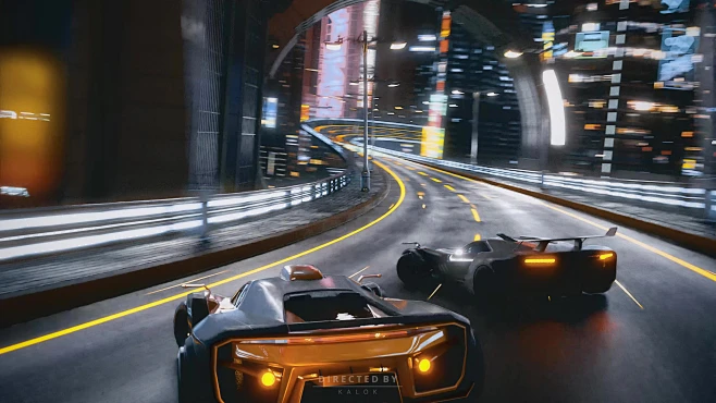 3D c4d car CGI cinema4d octane race speed-花瓣网