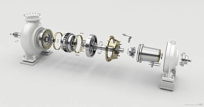 technical illustration technical 3D Visualization technical ...