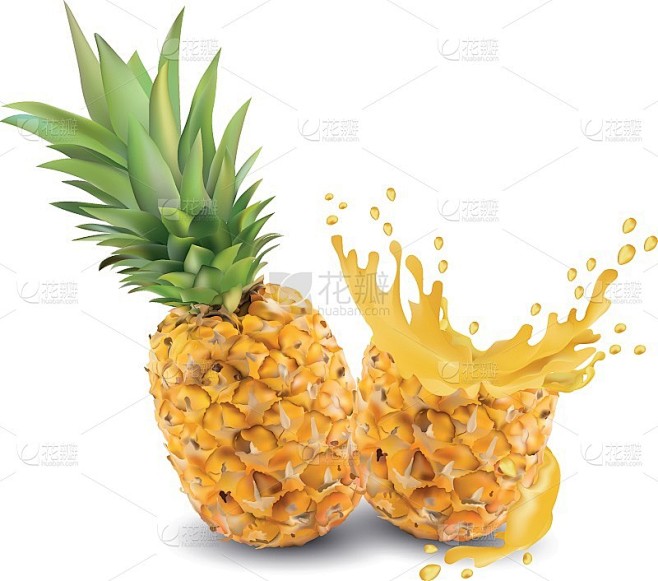 Pineapple juice close-up. Fresh pineapple juice. S