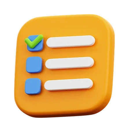 List 3D Icon-花瓣网