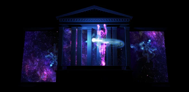 video projection mapping Mapping prosvet pitch neon ballet Theatre ...