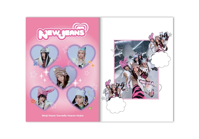 New Jeans - 2nd EP 'Get Up' album redesign :: Behance-花瓣网