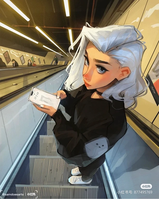 插画师 Sam Yang ins:Samdoesarts-花瓣网