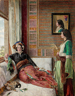 油画｜John Frederick Lewis（英国）-花瓣网|陪你做生活的设计师