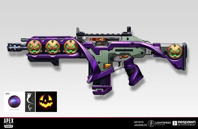 Apex Legends Mobile Skin - Hemlock Burst AR- Pumpkin Bomb-花瓣网