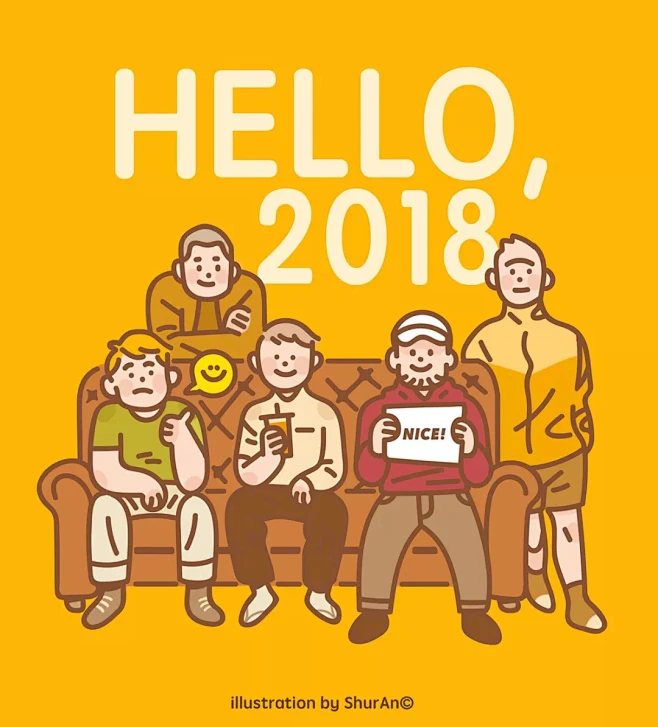 Hello，2018-花瓣网