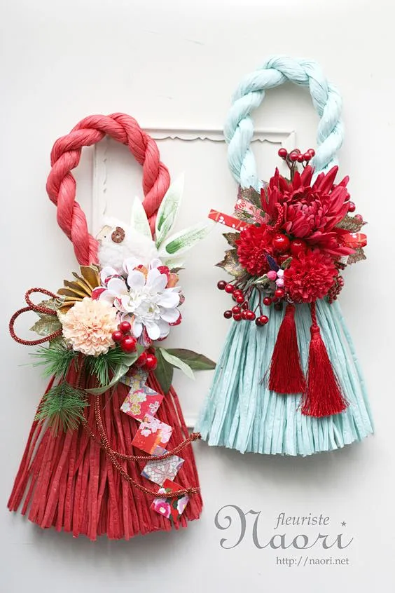 Japanese New Year Wreath:-花瓣网