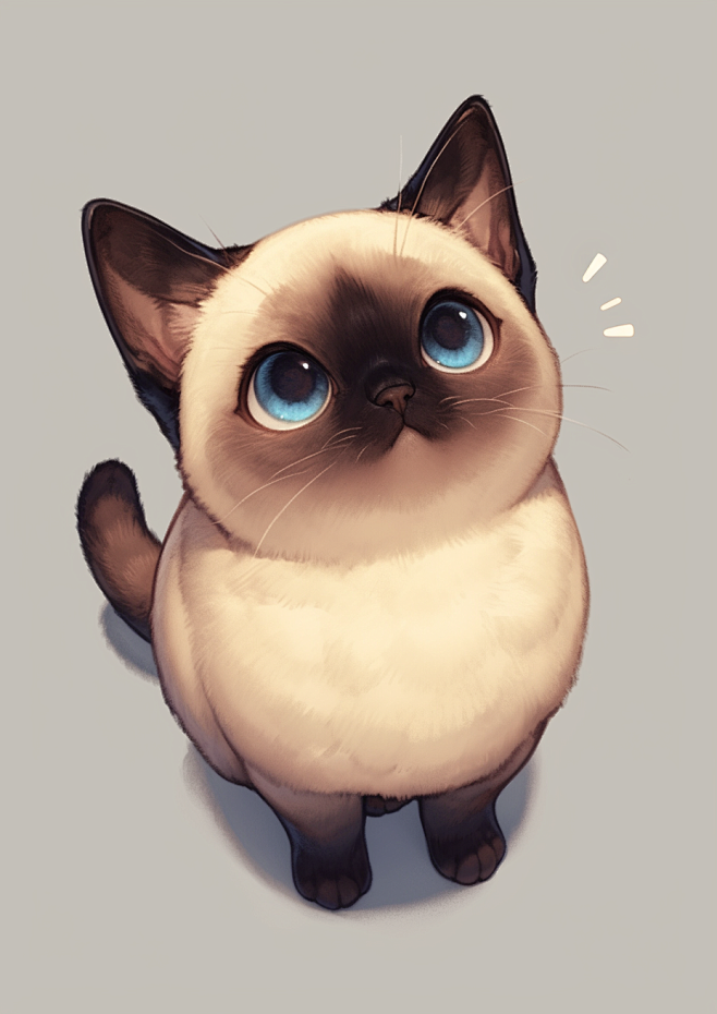 nutspowerai_chibi_A_chubby_Siamese_cat_UI_AvatarHDR_renderingso ...
