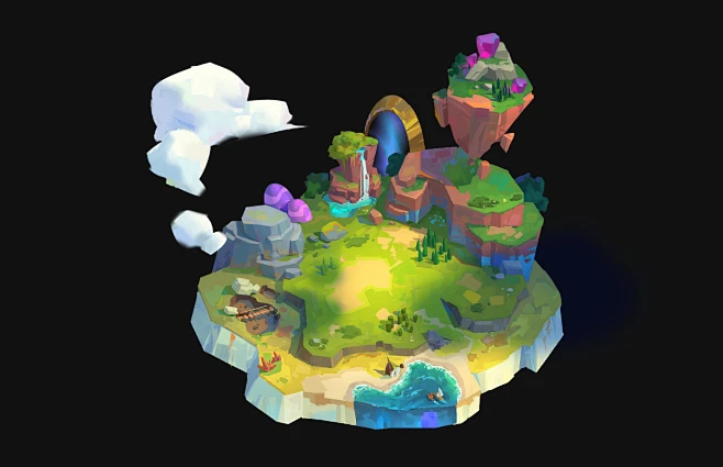 Land setting for CC2, Dan Zhao-花瓣网