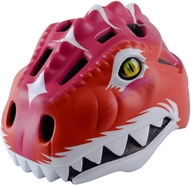 Amazon.com : Apusale Kids Bike Helmets Dinosaur Helmet Adjustable ...