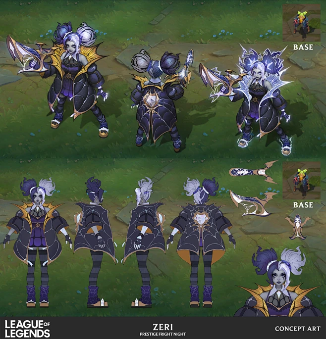 至臻 魔域梦魇 泽丽 Prestige Fright Night Zeri-花瓣网