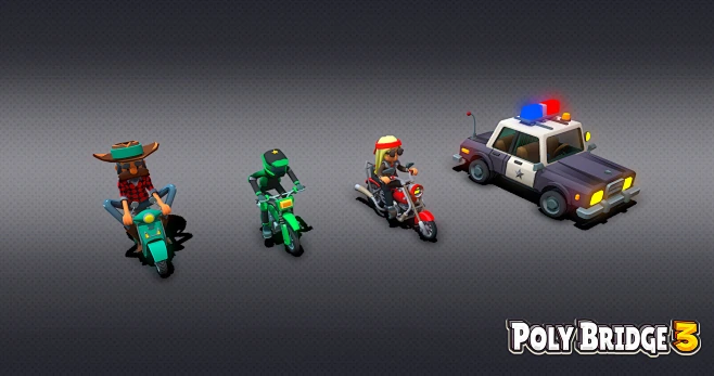 POLY BRIDGE 3 - VEHICLES-花瓣网