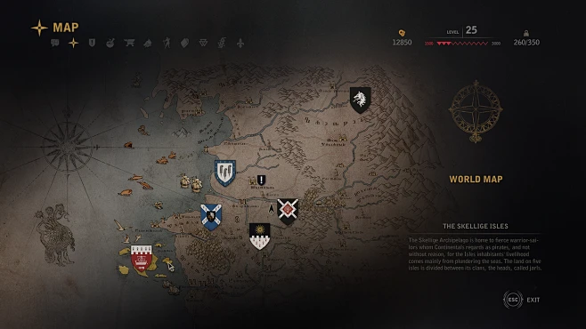 Witcher 3—UI & Gwint Redesigned : Redesign of Witcher 3 the game UI ...