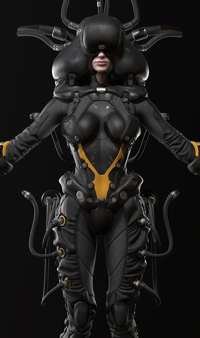 Sci-fi cyborg pilot | Shot, Roman Makarenko : This is my personal ...