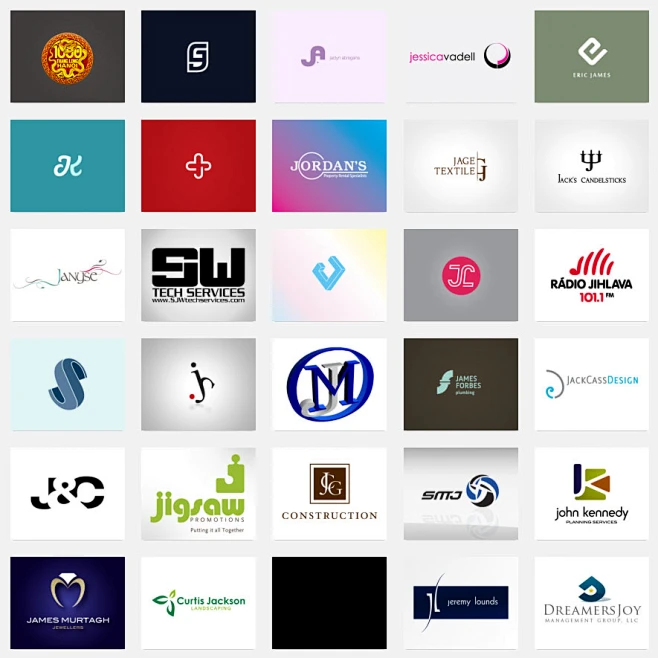 关于字母J的LOGO_平面设计_标志设计_设计秀高手图片_平面-logo设计图片素材-花瓣网