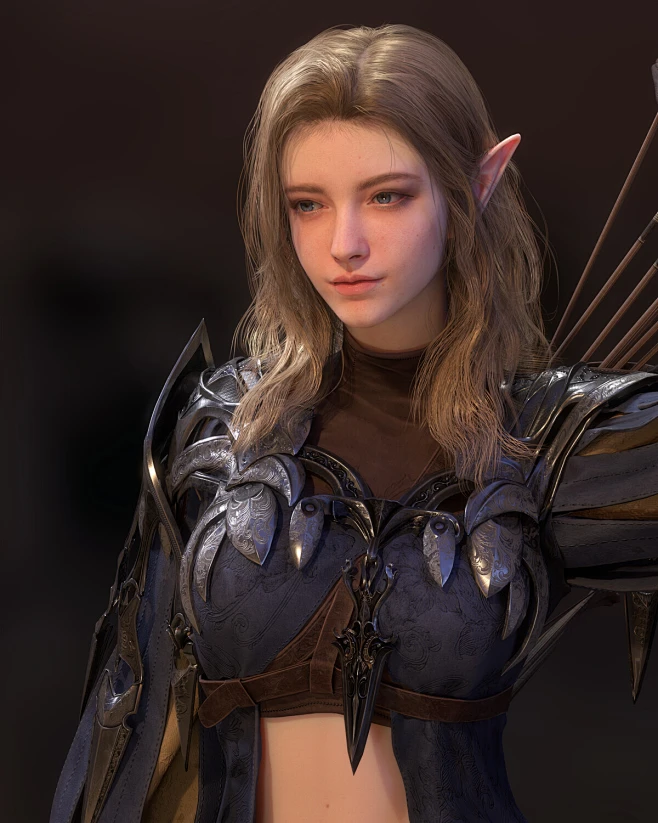 Elf Archer-花瓣网