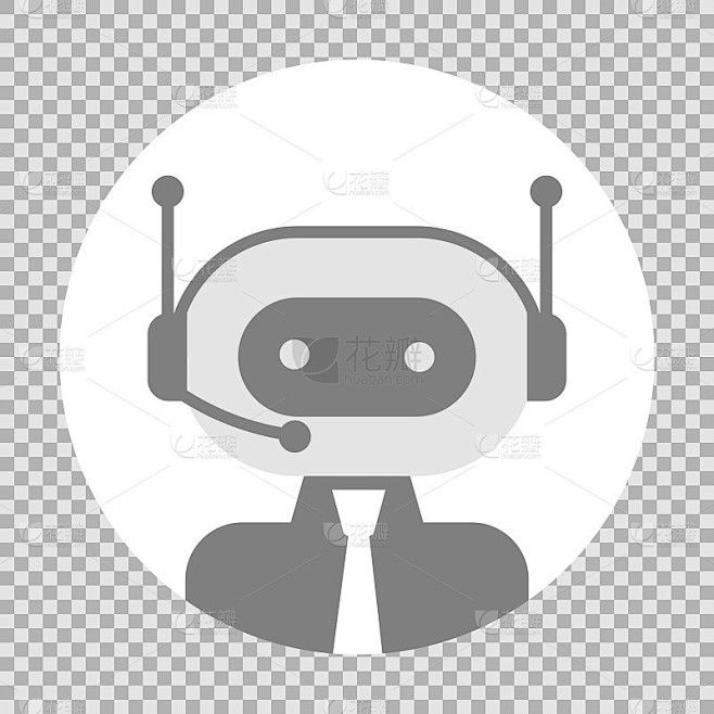 机器人图标。聊天机器人图标的概念。矢量插图。