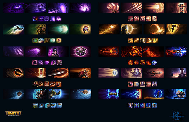 SMITE-Icons, Abilities, Frame Assets
