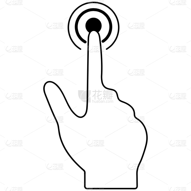 ICON-简约操作手势icon20