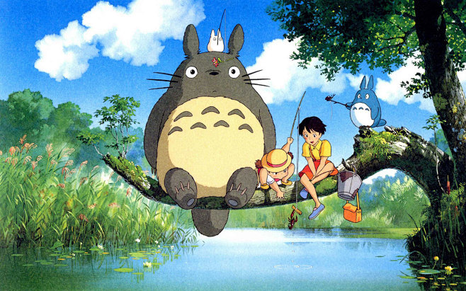 宫崎骏梦想国度之龙猫 安卓高清平板壁纸推荐