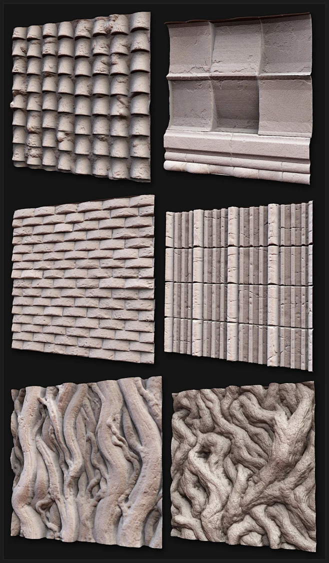 Zbrush and Mudbox Sculpts - Texture and Shader-花瓣网