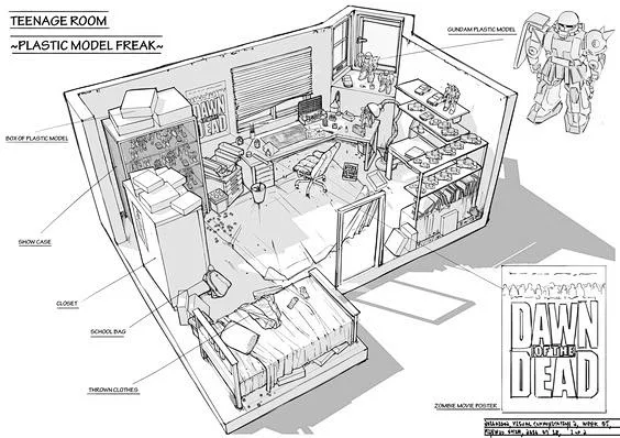 Feng Zhu Design: RPG Rooms - FZD Term 2 students: -花瓣网