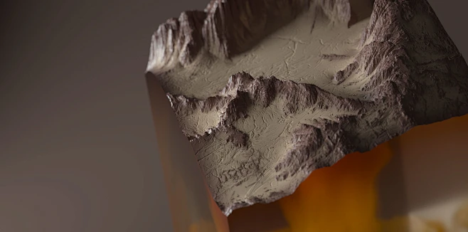 CGI SerialCut mountains smoke-花瓣网