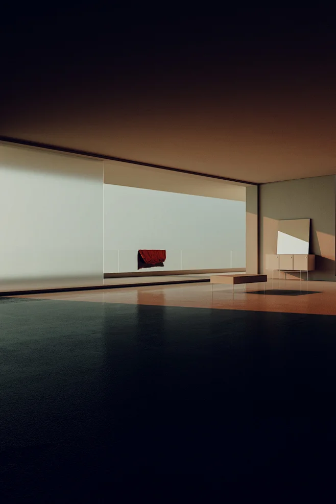 3D architecture arnold CGI cinema4d home interior design minimal Render ...