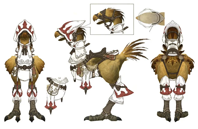 ff14-chocobo-white-mage-花瓣网