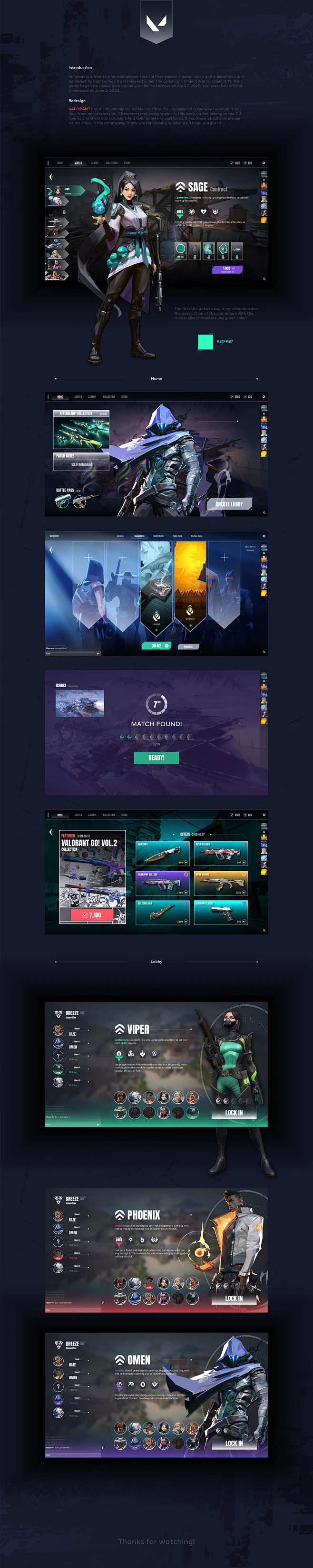 game design game ui riot UI user interface design UX design Valorant-花瓣网