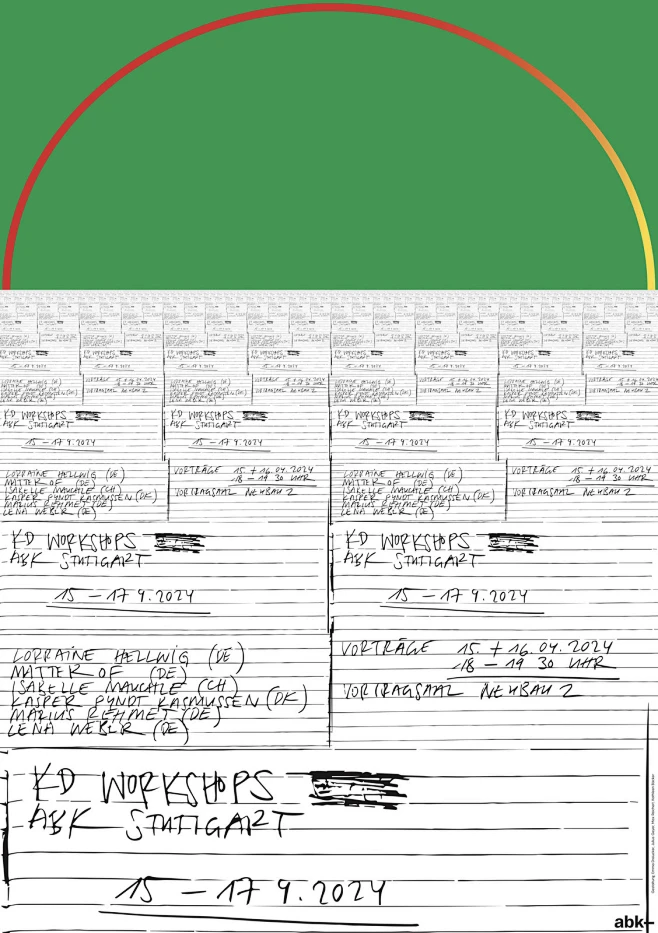 “abk communication design workshops”, 2024, by Julius Geyer, Kathleen ...