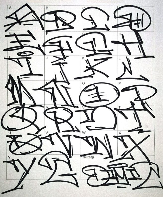 Graffiti Letters 61 graffiti artists