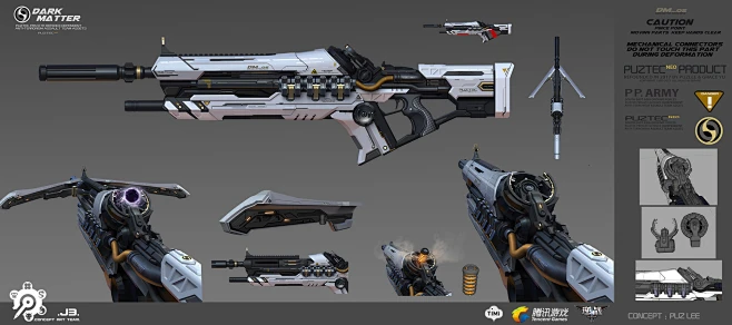 Dark matter surge rifle, puz lee : weapone concept from NZ (assault ...