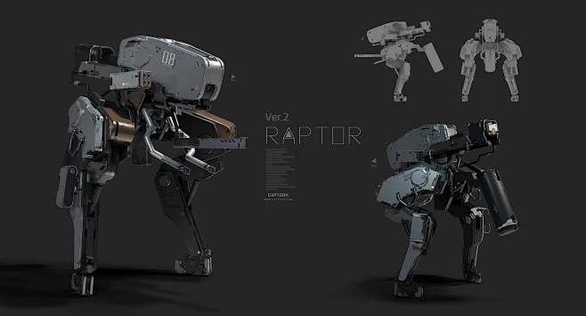 Mech(Raptor) - Ver.2-花瓣网