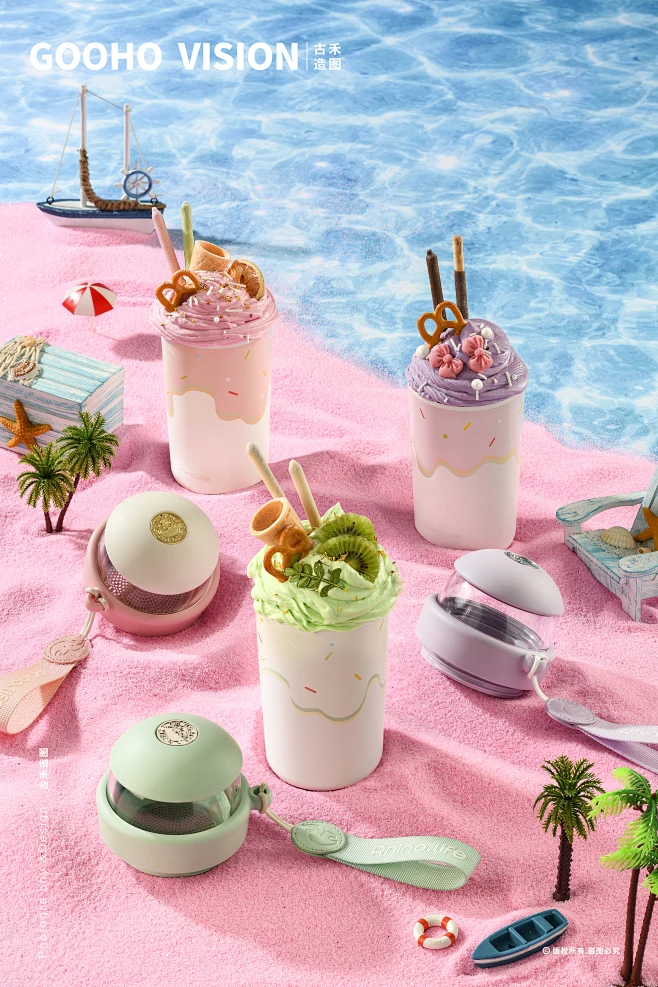 夏日饮水杯保温杯丨古禾造图 GOOHO VISION_古禾造图- (1)-花瓣网
