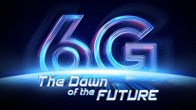 6G key visual kv Technology visual identity-花瓣网