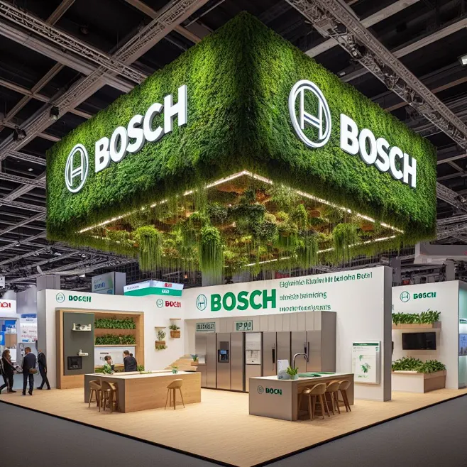 Exhibition booth 3D architecture interior design exhibition stand booth ...